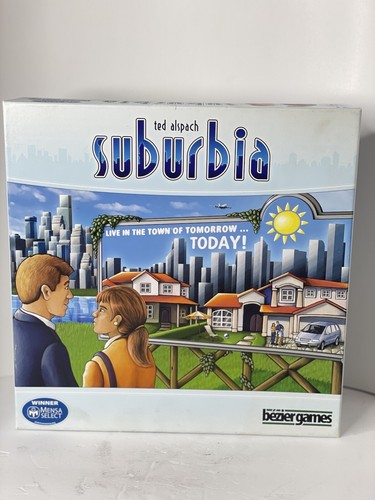 Suburbia Board Game By Ted Alspach Bezier Games Strategy Mensa Award ...
