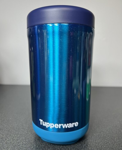 Tupperware Thermal Thermos Hot Cold Food Stacking Container Peacock ...