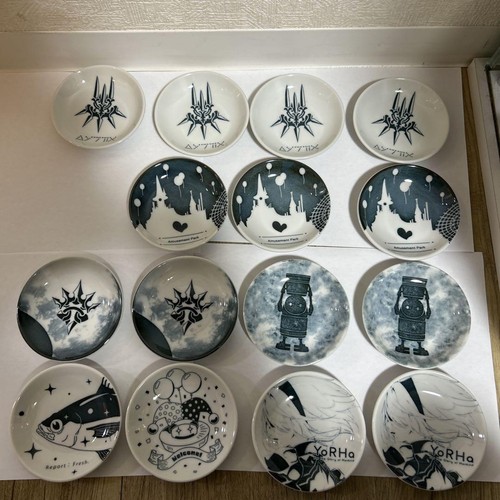 Nier Automata Hanafuri Plate Set 15 Pieces - F Prize, Damage-Free ...