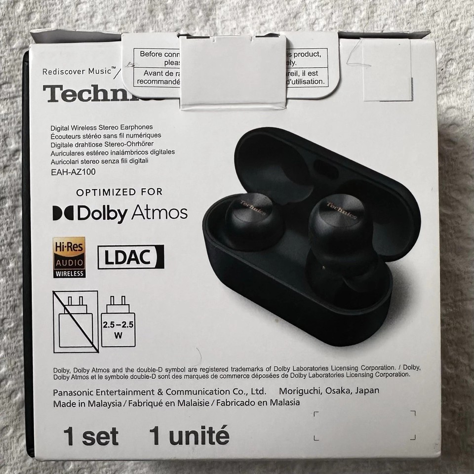 Technics Reference Class AZ-100 True Wireless Noise Cancelling In-Ear ...