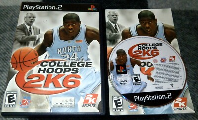 College Hoops 2K6 w UNC Cover | PS2 PlayStation 2 | TESTED & WORKING ...