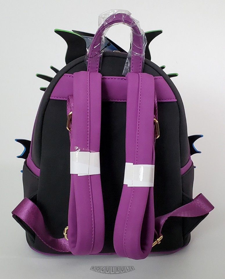 🚦Loungefly Maleficent Dragon Mini Backpack Exclusive - Glow In The Dark ...