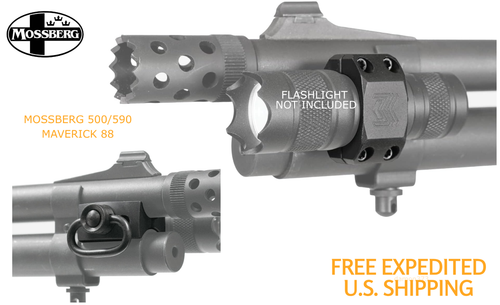 MONSTRUM QD & 1" Light Mount Full Length Mossberg 500/590 and Similar ...