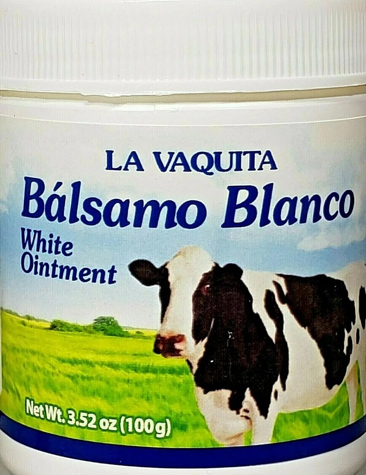 La Vaquita Balsamo Blanco BALSAM White Ointment 3.52 oz 100 grs Free ...