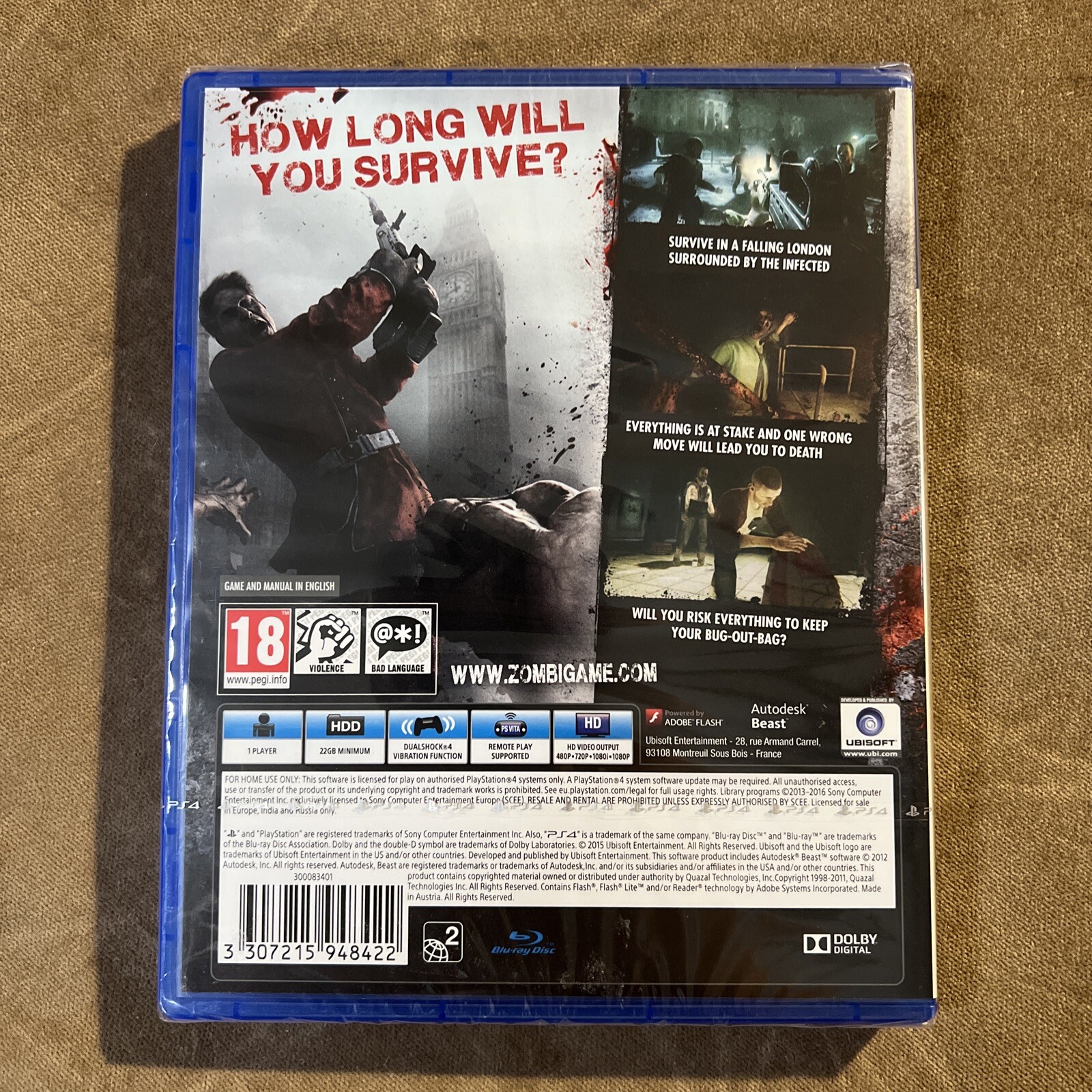 Zombi PS4 PlayStation 4 Zombie Survival game Ubisoft | eBay