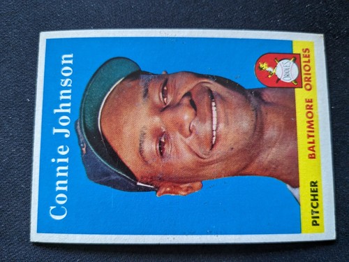 1958 Topps Baseball Card # 266 Connie Johnson - Baltimore Orioles (EX ...
