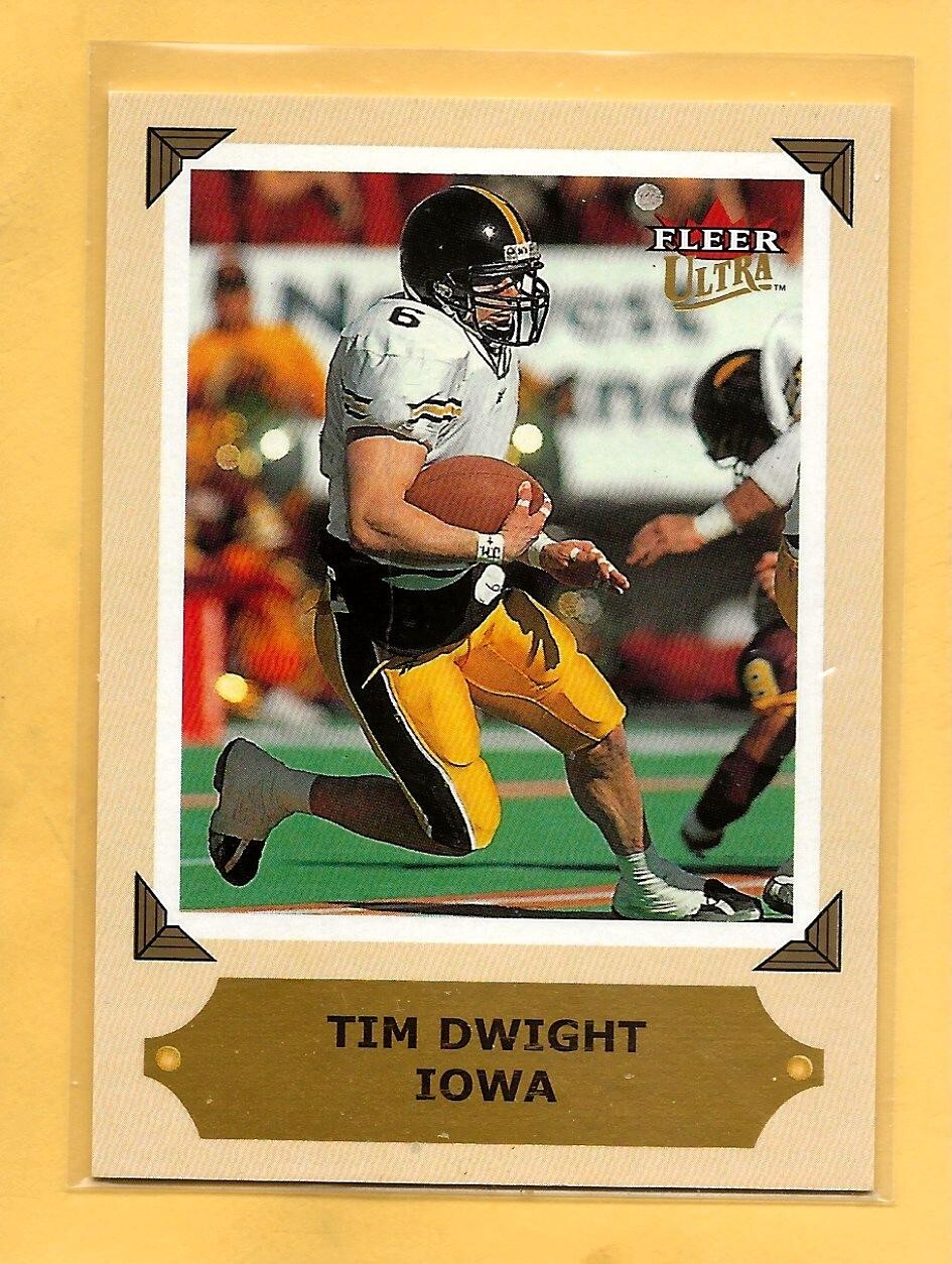 TIM DWIGHT - 2001 Fleer Ultra "College Greats Preview - Falcons - MINT ...
