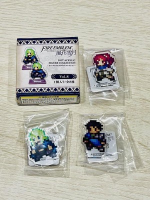 Fire Emblem Fuka Yukitsuki Acrylic Figure Set Vol.8 Byleth Anna Cyril ...