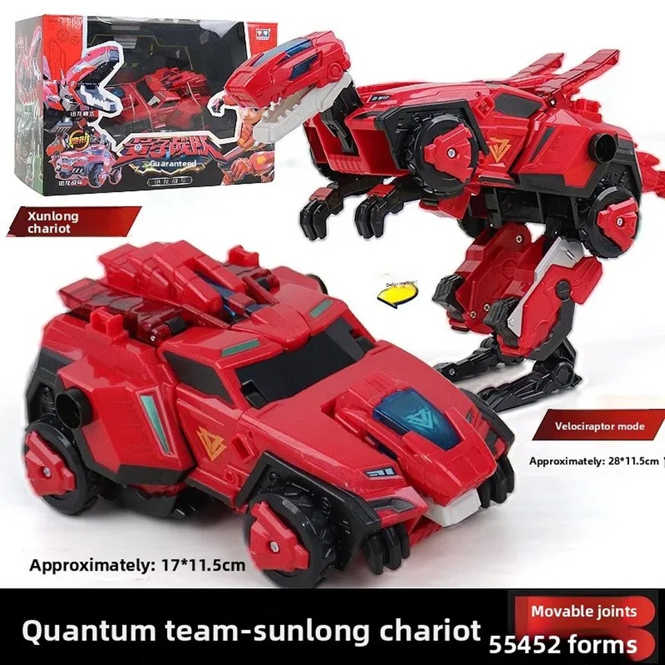 Quantum Heroes Dinoster Guardians Raptor Bolt Transform Robot Figure ...