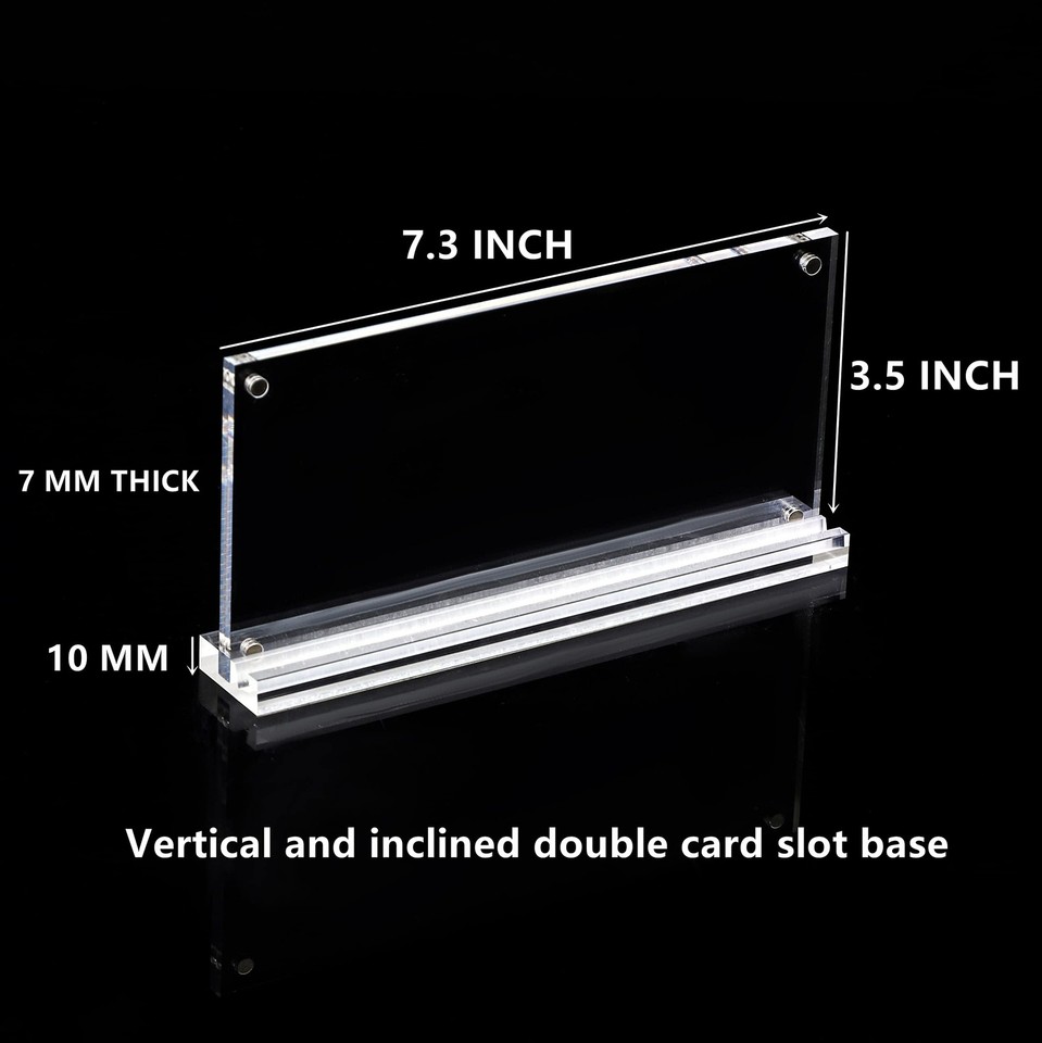 Acrylic Dollar Bill Display Case Dollar Frame Clear Paper Money Holders ...