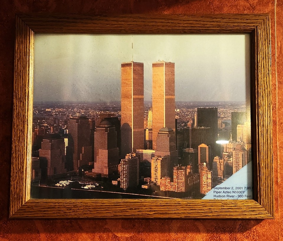 World Trade Center September 2, 2001 Framed 12.5 x 10 inches | eBay