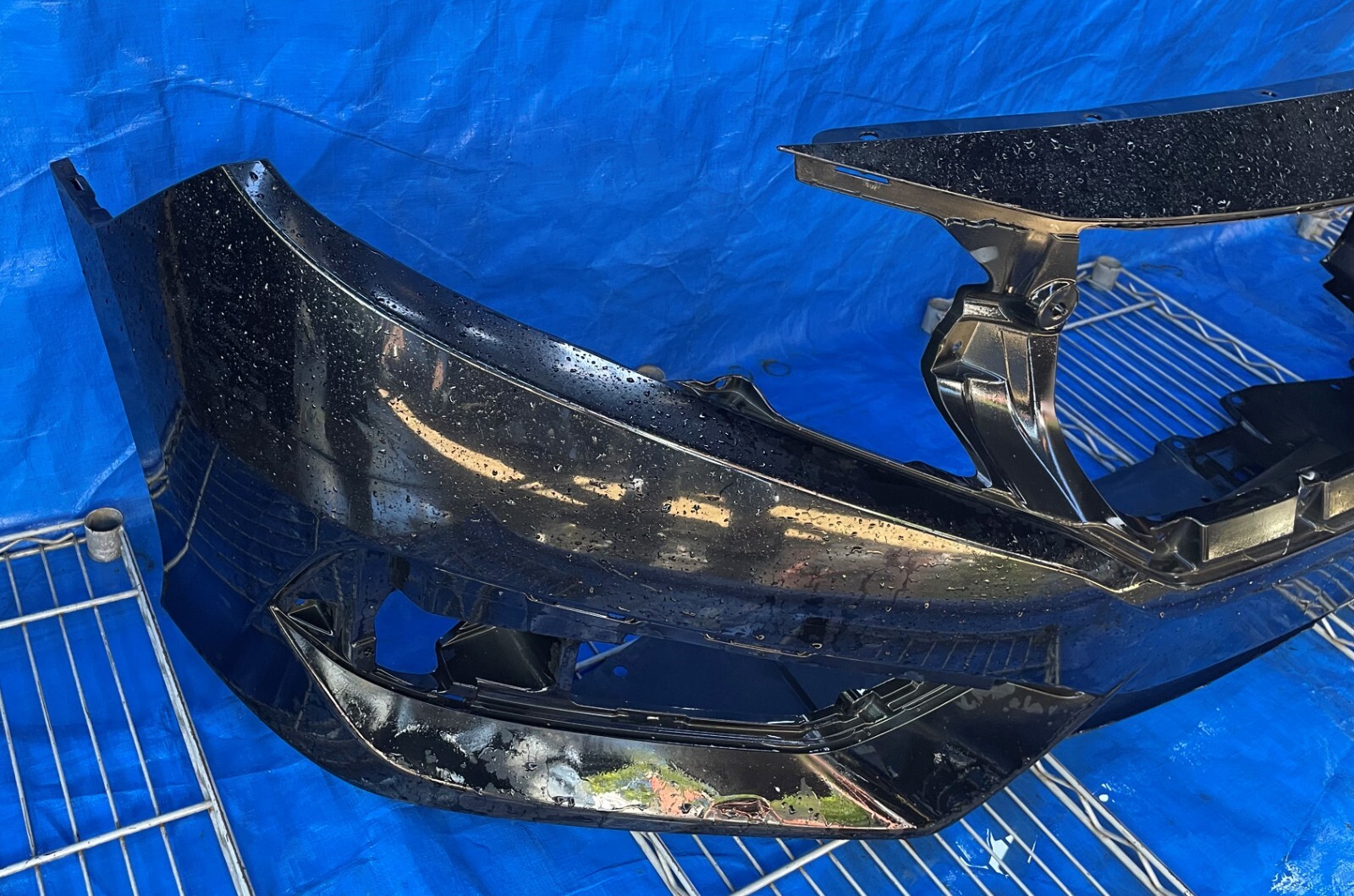 ⭐⭐2016-2018 HONDA CIVIC FRONT BUMPER COVER ASSEMBLY BLACK (NH731P ...