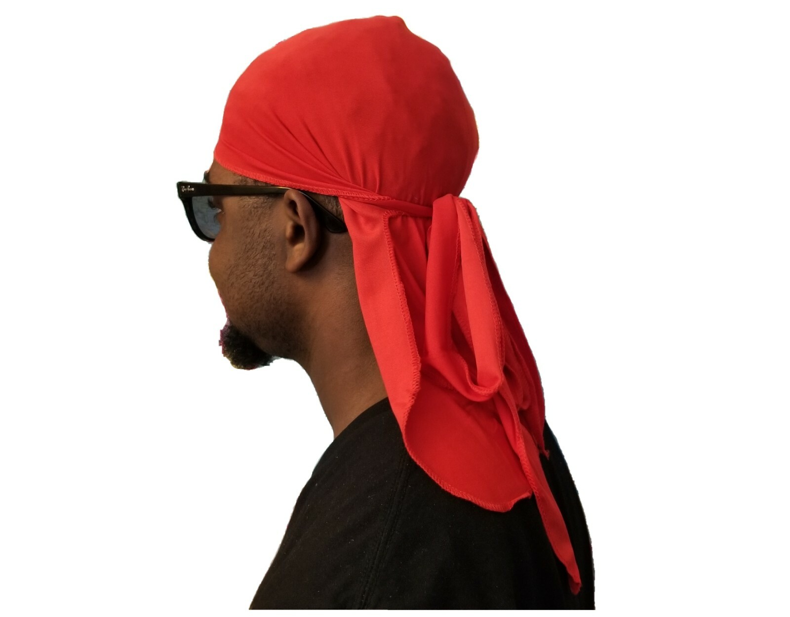 Red Du Rag Head Wrap Motorcycle Biker Do Doo Bandana Tie Cap hat Skull ...