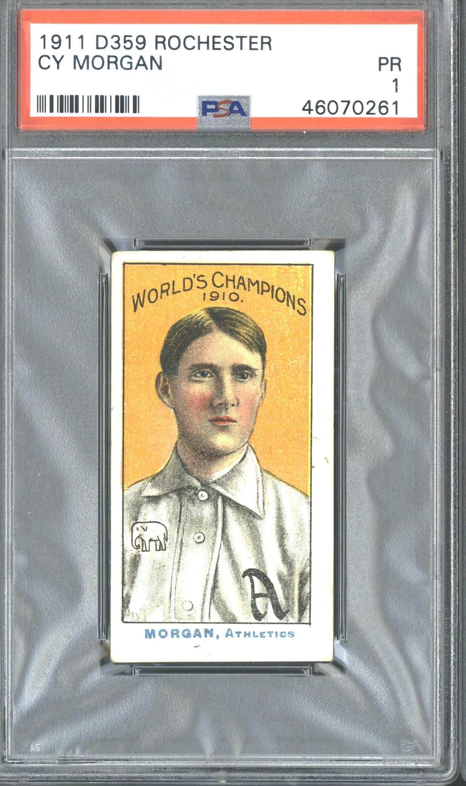 1911 D359 Rochester Baking # Cy Morgan - PSA 1 | eBay