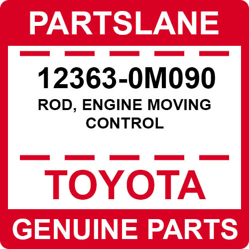 12363-0M090 Toyota OEM Genuine ROD, ENGINE MOVING CONTROL | eBay
