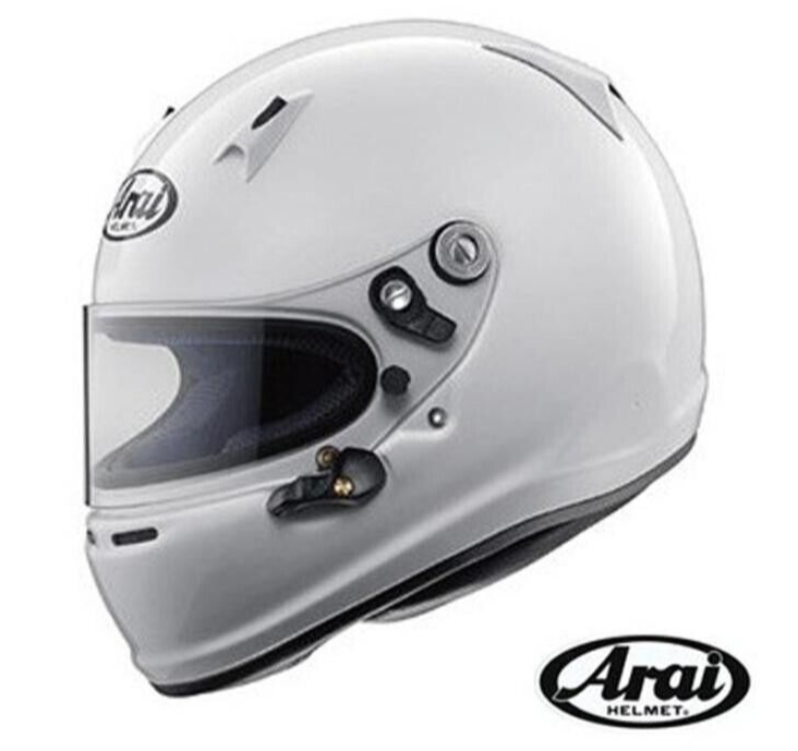 Arai SK-6 PED Full Face Helmet XL 61-62cm White Snell Approved HANS ...
