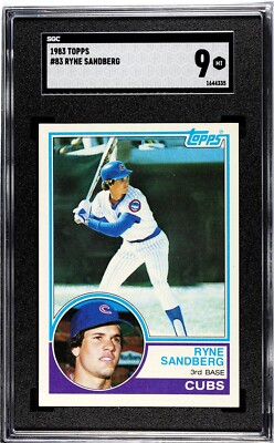 1983 Topps Ryne Sandberg Rookie Card SGC Graded 9 Mint | eBay