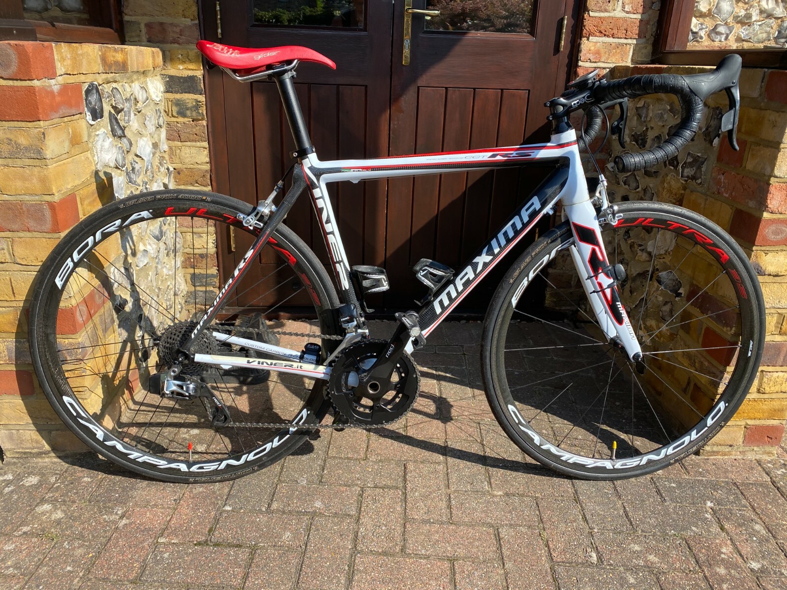 Viner Maxima RS hand made custom carbon road bike, excellent condition ...