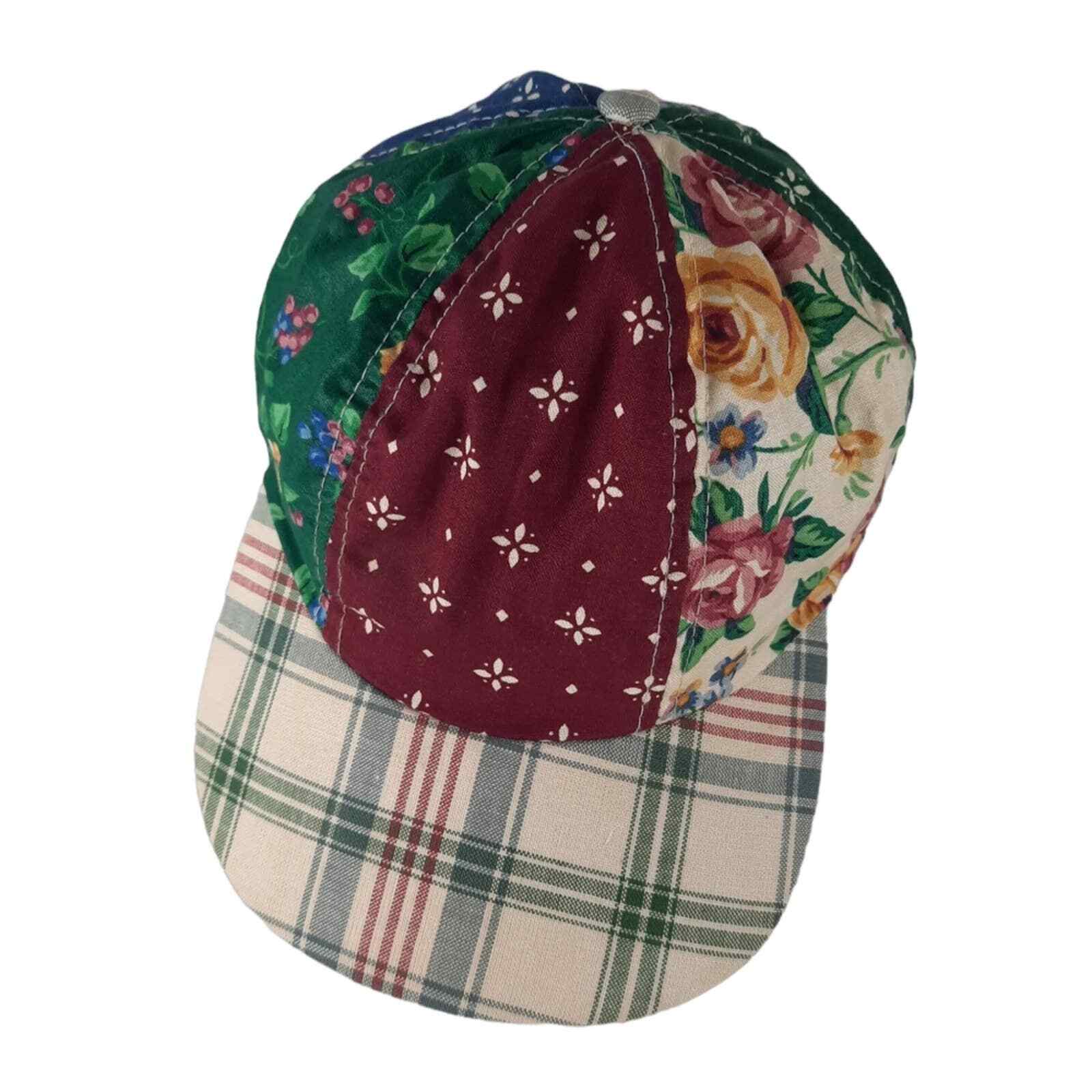 1997 Vintage Longaberger Patchwork Baseball Cap - Gem