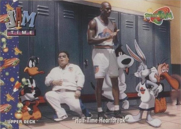 1996 Upper Deck Space Jam - Jam Time! #45 Michael Jordan, Bugs Bunny ...
