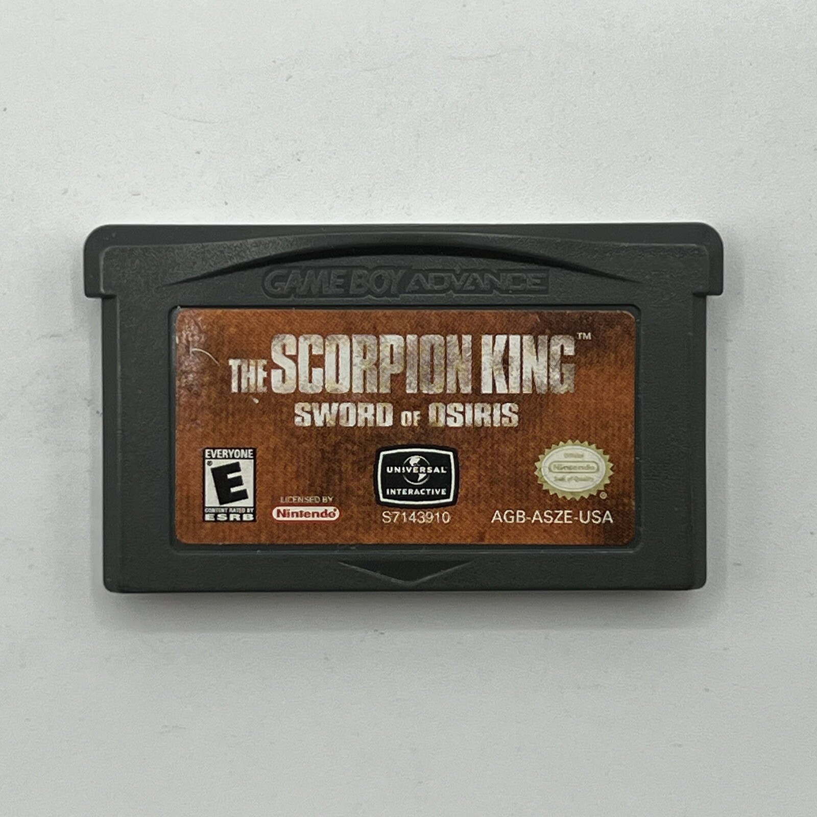 Nintendo Game Boy Advance The Scorpion King Sword Of Osiris Tested ...