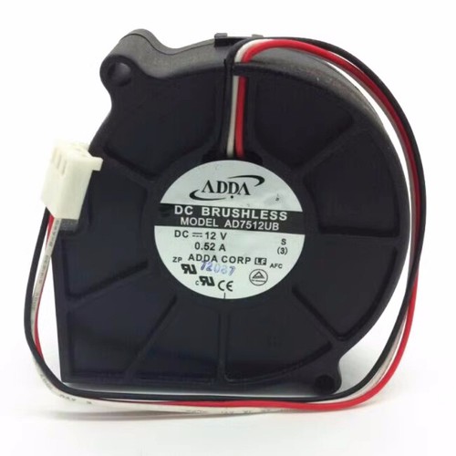 FOR ADDA 7530 AD7512UB DC12V 0.52A 7CM Three Line Turbo Fan | eBay