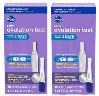 Kroger Ovulation Kit Advanced Pregnancy 10 Ovulation Tests 1 Pregnancy ...
