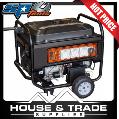 SP Tools Generator 20Hp 12KVA 9500w Construction Series Sine Wave ...