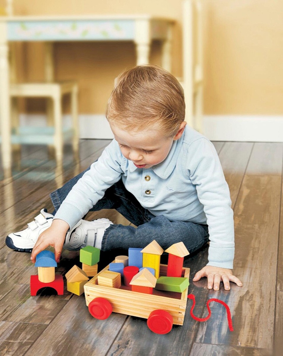 Melissa And Doug Pull Along Blocks Amazon.com: Melissa & Doug K's Kids