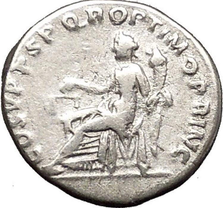 Trajan Authentic Ancient Silver Roman Coin Aequitas Justice Equality ...