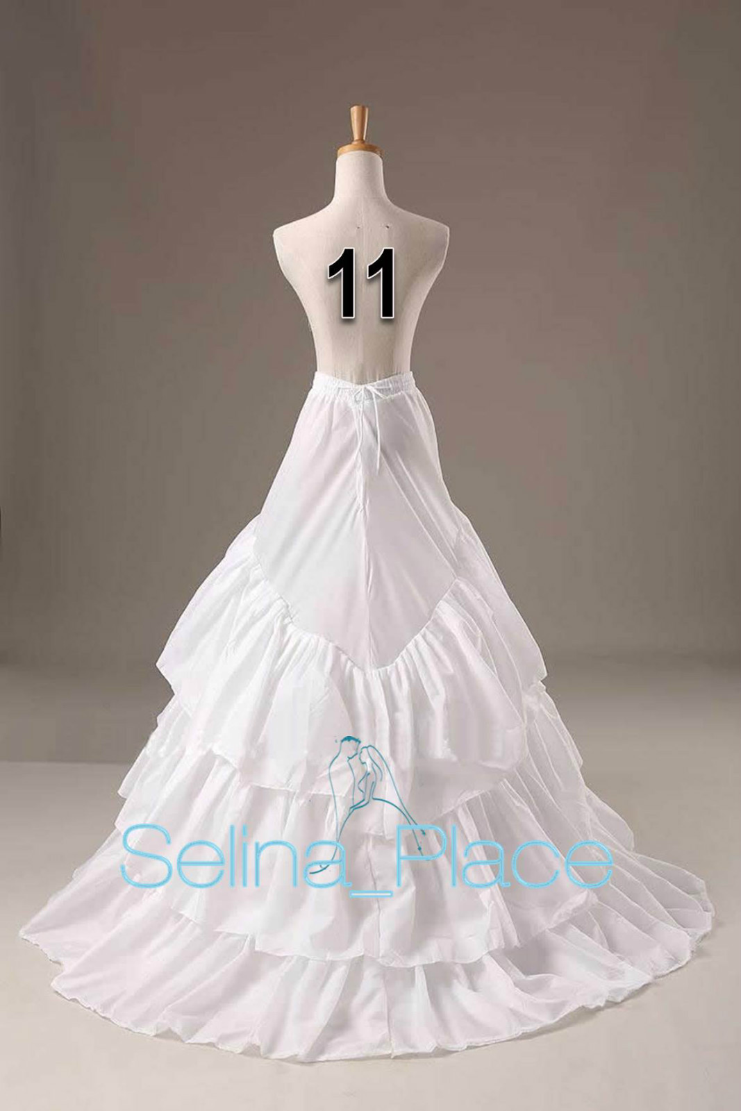 White A Line/Fishtail/Merimaid Hoop Hoopless Ball Gown Crinoline ...