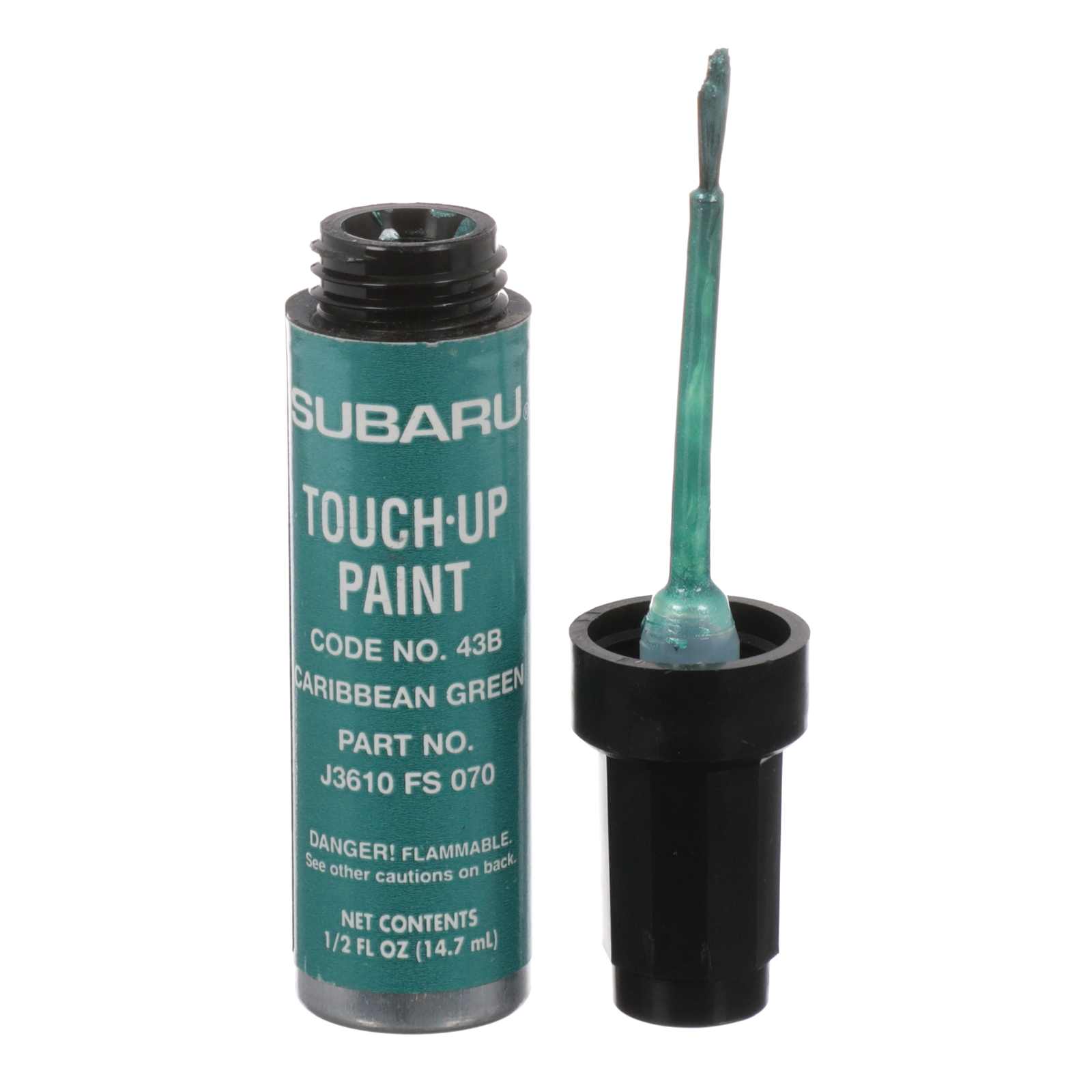 Genuine Subaru OEM Touch Up Paint Pen Caribbean Green Metallic 43B ...