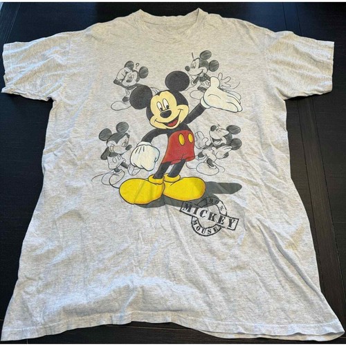 Vintage Disney Mickey Mouse 100% Shirt Missing Tag Measure To XL/XXL | eBay