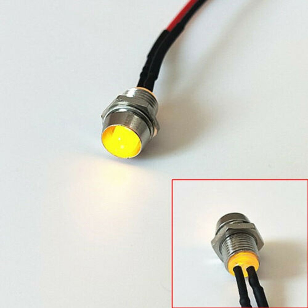 10pcs/set Indicator Lights 12V LED Pilot Bulb Replacement For Car Truck ...