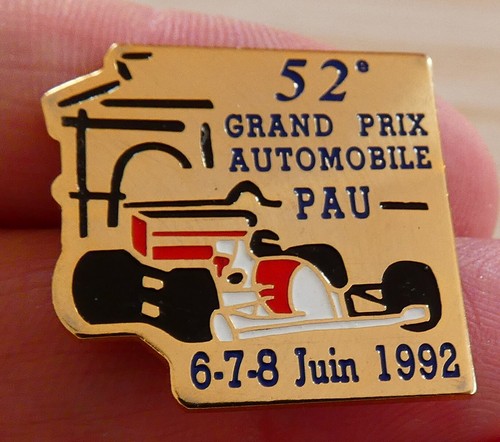 BEAU PIN'S COURSE AUTO 52 EME GRAND PRIX AUTOMOBILE PAU 1992 | eBay