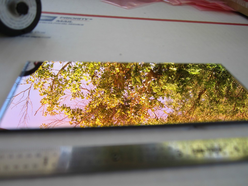 LARGE INFRARED OPTICAL MIRROR WINDOW #17-18 gray-bin#gar | eBay