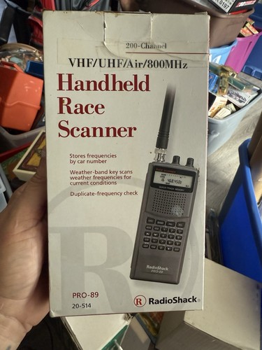 Radio Shack Pro 91 Trunking Scanner With AC Adapter Charger NOS | eBay