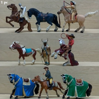 Bullyland 1/18 Knight 3.75-Inch Figures Collection Racehorse Indian Out ...