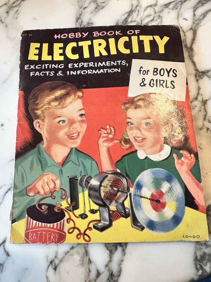 Retro Vintage 1960 HOBBY BOOK OF ELECTRICITY FOR BOYS & GIRLS | eBay