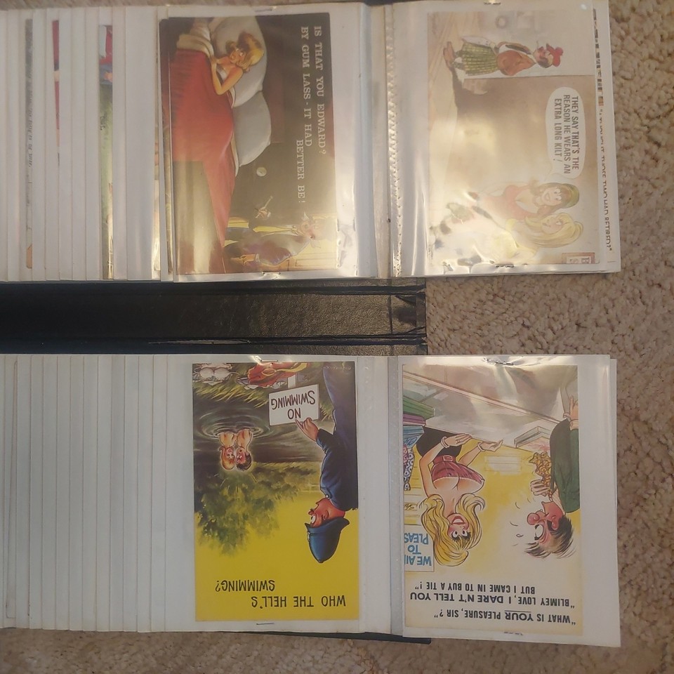 Vintage Postcard Collection Seaside saucy humour 342 cards all ...