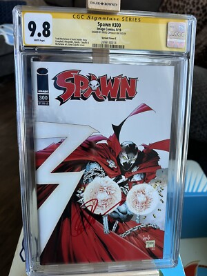 Spawn #300 CGC 9.8 SS signed by Capullo Variant Cover E Image 2019 ...
