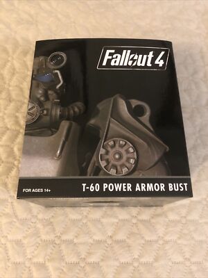 ThinkGeek Fallout 4 T-60 Power Armor Bust 6.5" Poly Resin Statue Figure ...