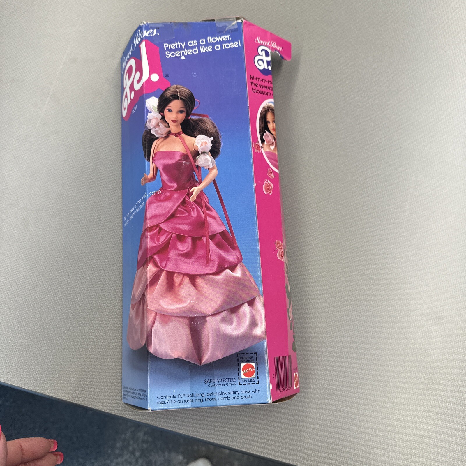 Sweet Roses PJ Barbie Doll Open Box with Accessories Vintage 7455 1983 ...