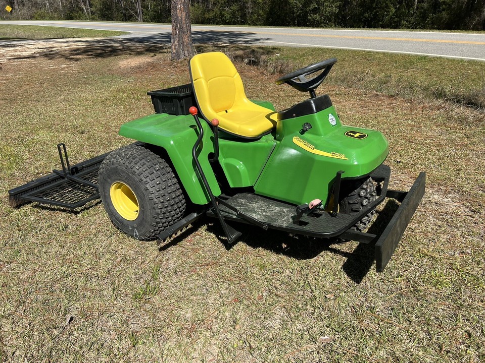 JOHN DEERE 1200A INFIELD NAIL RAKE DRAG BUNKER RAKE TORO SAND PRO ...
