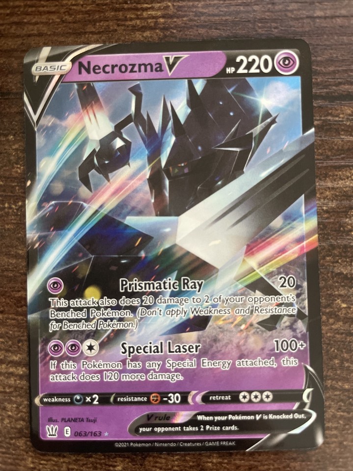 Necrozma V 063/163 Battle Styles NM Full Art Ultra Rare Pokemon Card | eBay