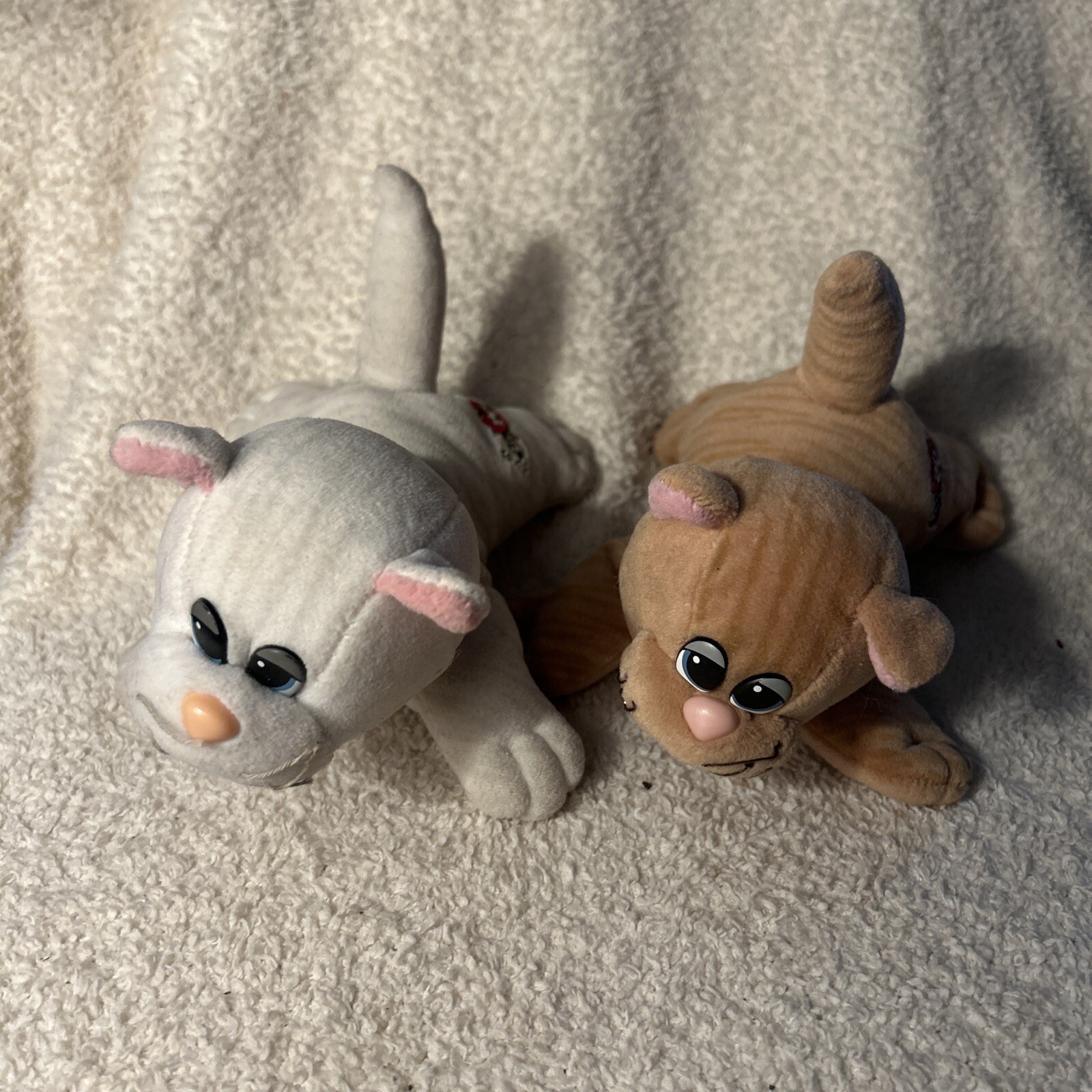 Tonka Pound Puppy Purries lot of two 8" Plush Kitty orange gray cat. | eBay