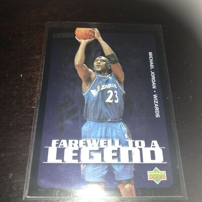 Upper Deck Victory Michael Jodran Base Farewell To A Legend Base Insert ...