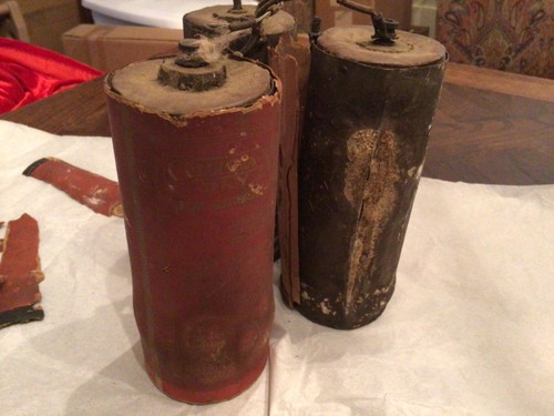 ANTIQUE (ANCIENT) DRY CELL NO. 6 DRY CELL BATTERIES FOR LABEL ...