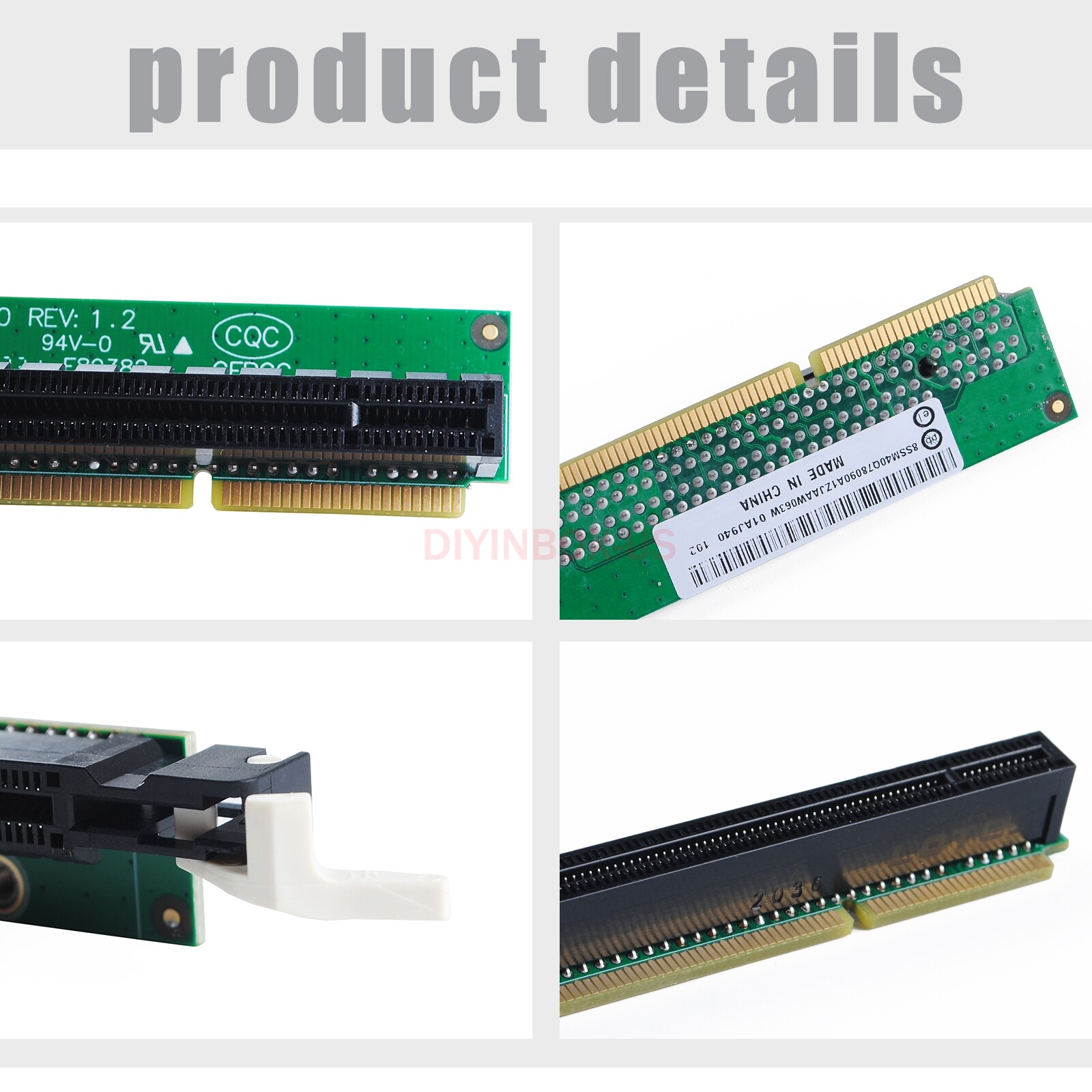 Lenovo ThinkCentre M920q M920x P330 PCIE16 Riser Card 01AJ940 W/Back ...