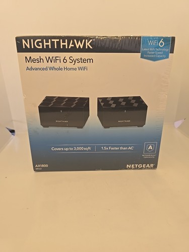 NETGEAR Nighthawk Whole Home Mesh WiFi 6 System - AX1800 ‎MK62-100NAS ...